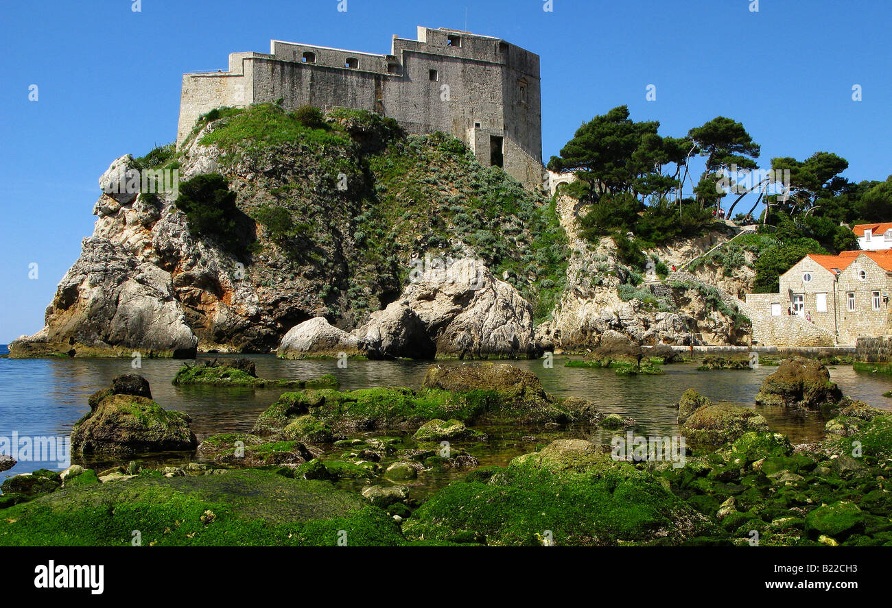 Fort Lovrijenac. This historic fortress is located on a headland ...