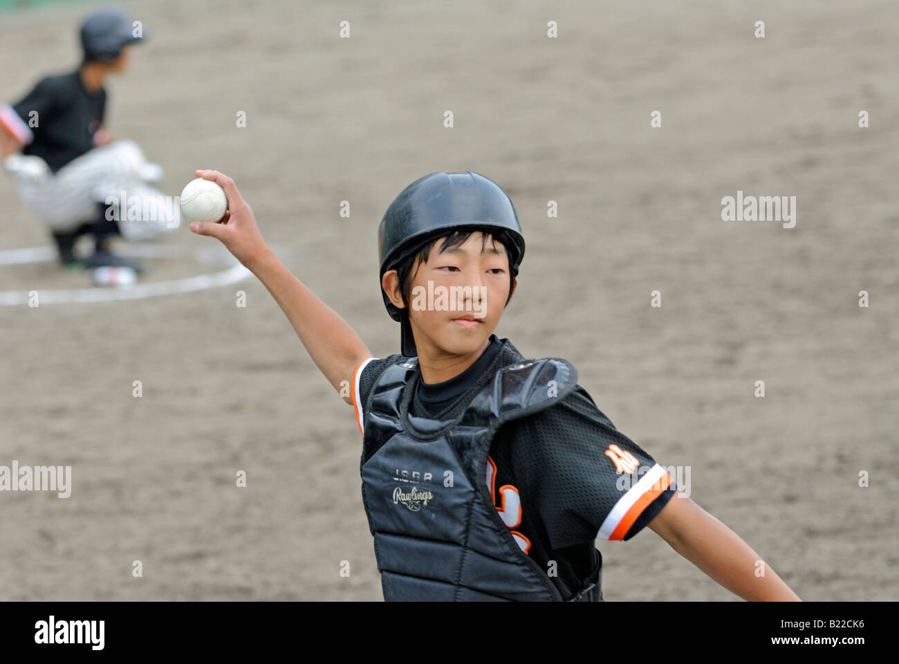Japanese school baseball Sendai Japan Stock Photo - Alamy