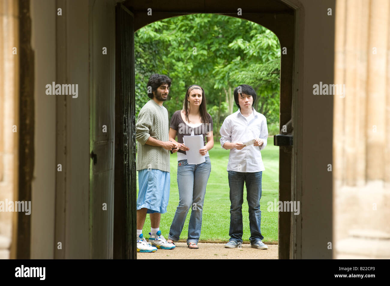 Students from Oxford University one of the best in the world Stock ...