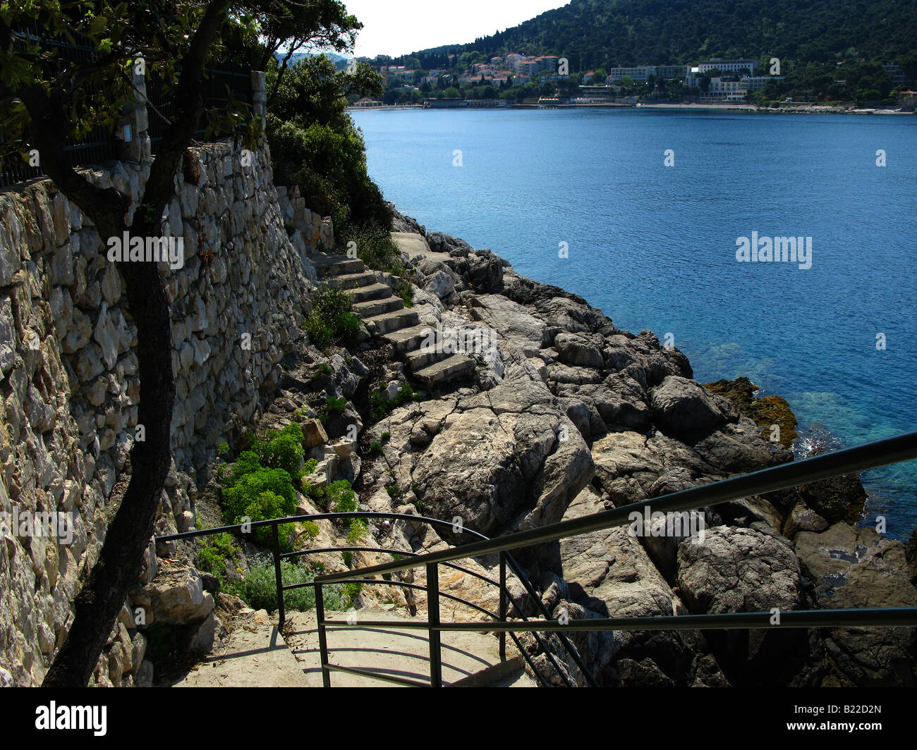 Lapad Bay on the Lapad Coastline, Dubrovnik, Croatia Stock Photo - Alamy