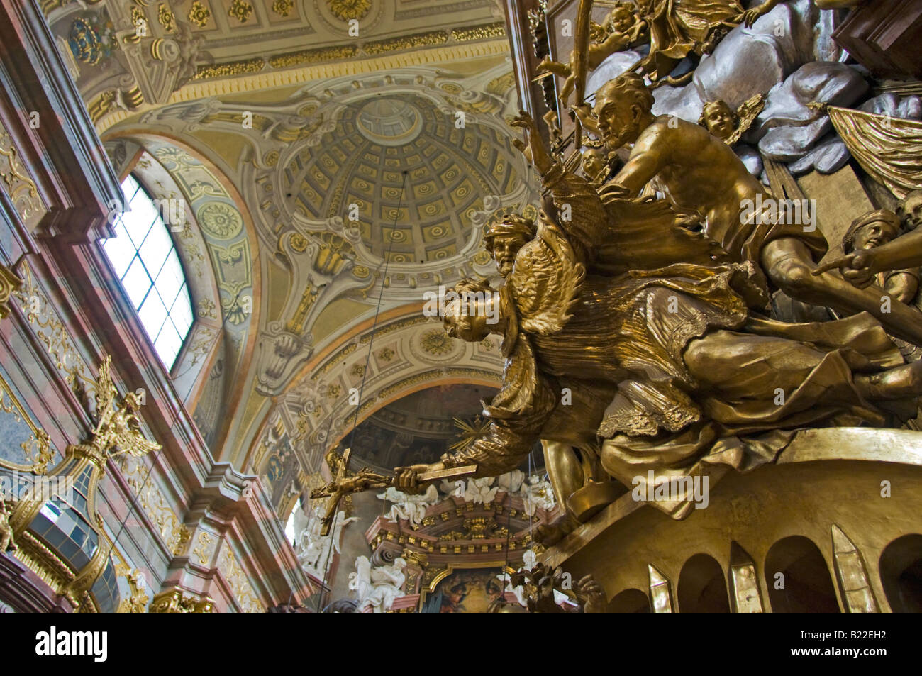 Vienna, Austria. Peterskirche (St Peter's Church, 1703-1708, Baroque ...