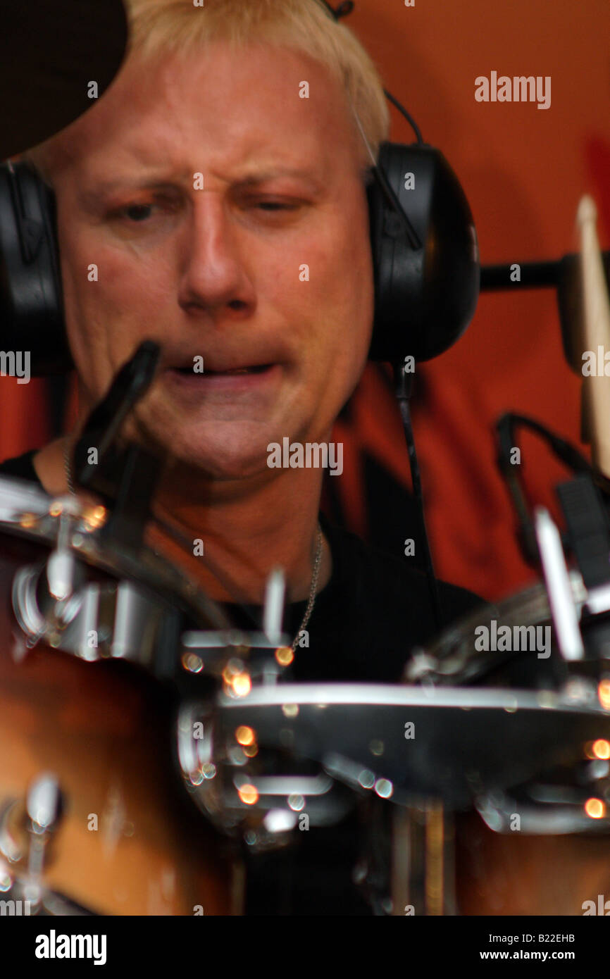 Gregg Bissonette Drummer Drum Music Musician Stock Photo - Alamy