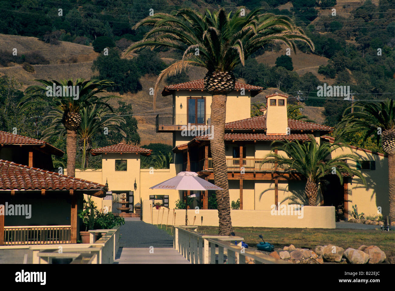 Ceago del Lago Clear Lake near Nice Lake County California Stock Photo ...