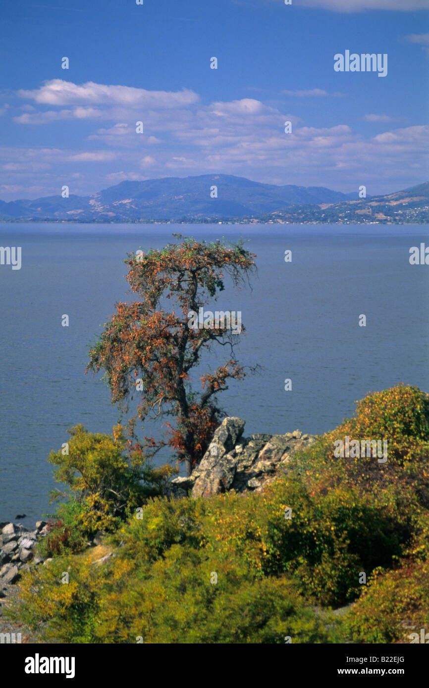 Clear Lake near Lucerne Lake County California Stock Photo - Alamy