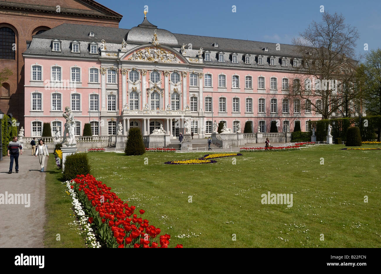 palace garden of the the Electoral Palace, Palace of the prince elector ...