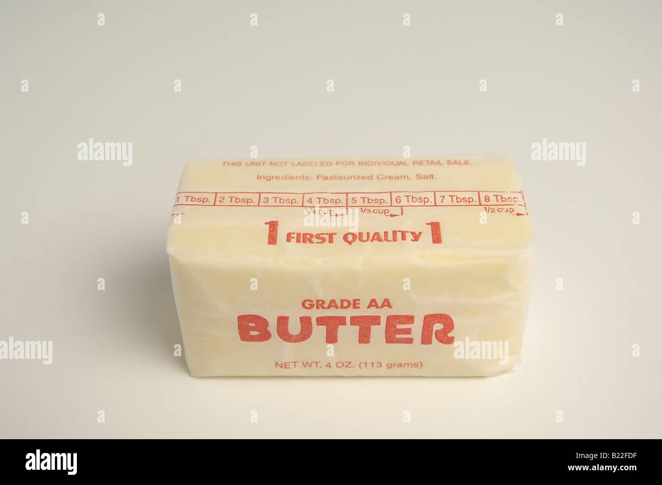 Stick of butter Stock Photo - Alamy