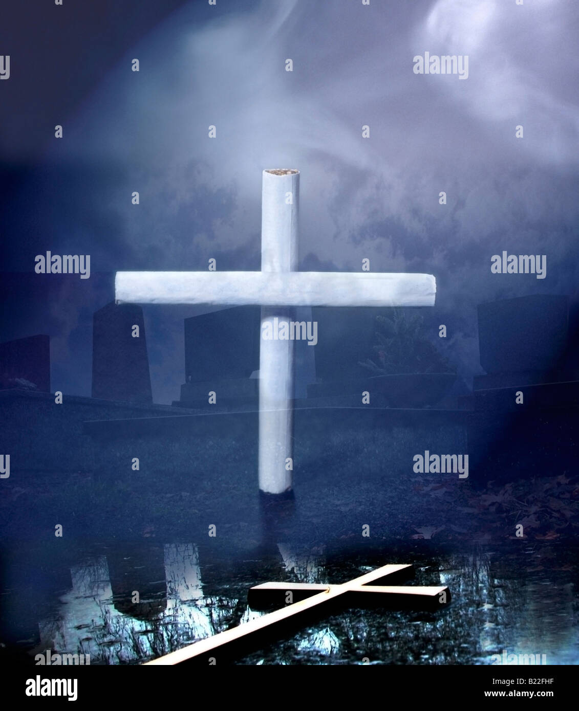 Smoking grave hi-res stock photography and images - Alamy