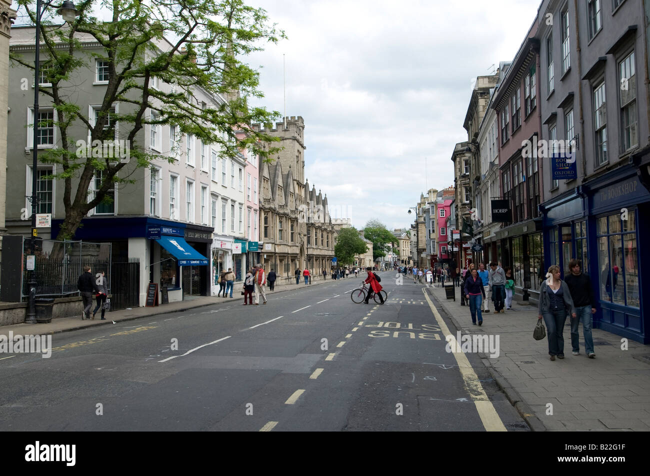 The High St in Oxford one of the most beautiful shopping streets in the ...
