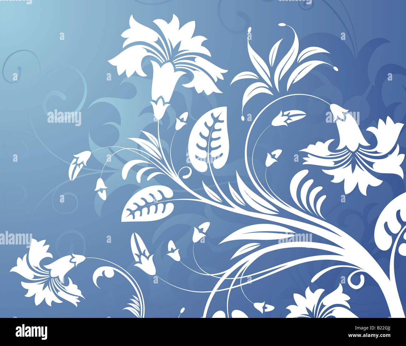 Flower background with bud Stock Photo - Alamy