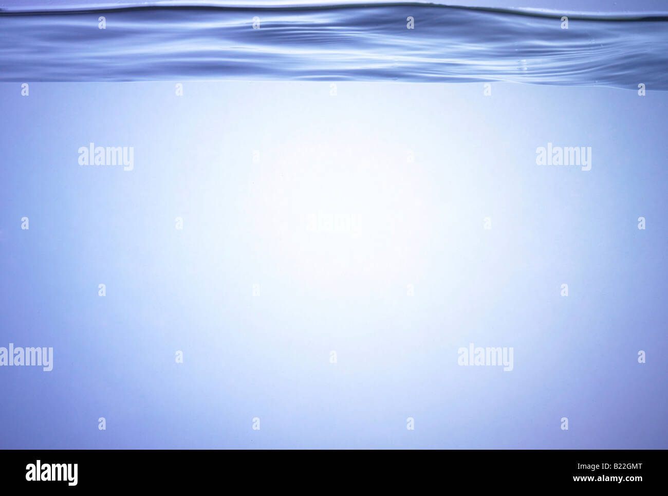 water surface with blue light Stock Photo - Alamy