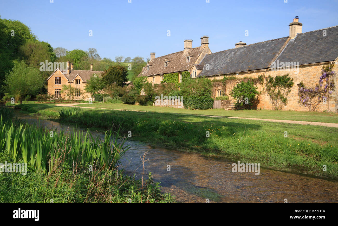 Cottages at Upper Slaughter, Cotswolds, Gloucestershire, England taken ...