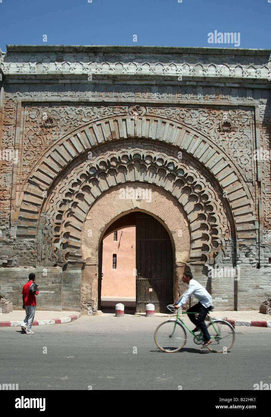 The city walls surrounding Marrakech Morocco Stock Photo - Alamy