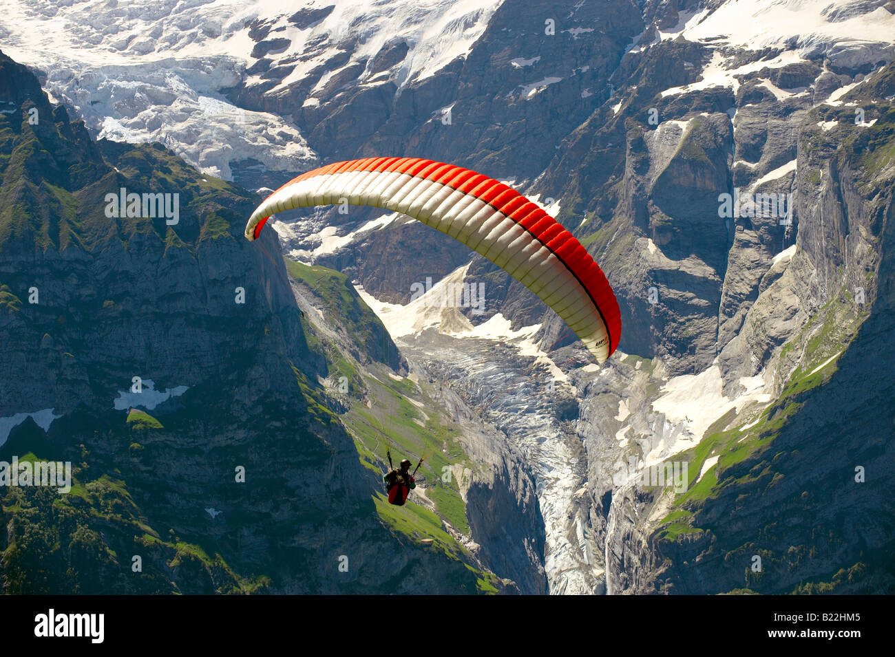 Gliding over swiss alps hi-res stock photography and images - Alamy