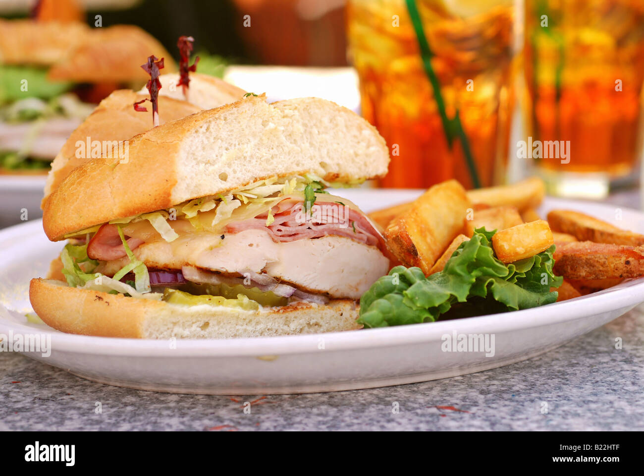 Ham sandwich hi-res stock photography and images - Alamy
