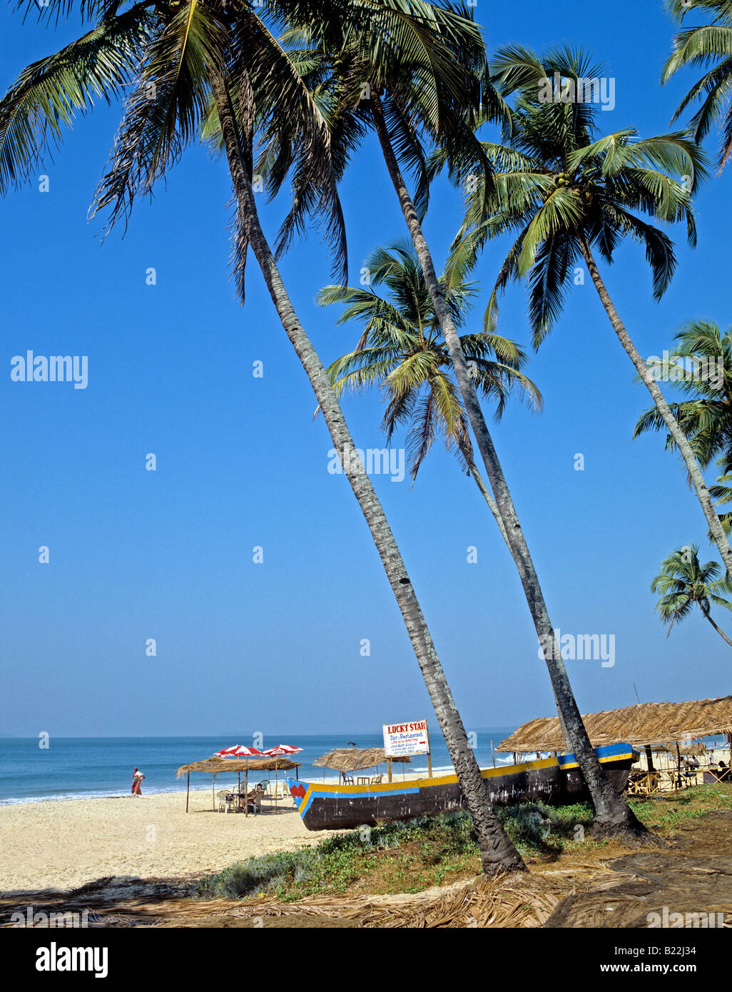 0961 Colva Beach Goa State India Stock Photo - Alamy