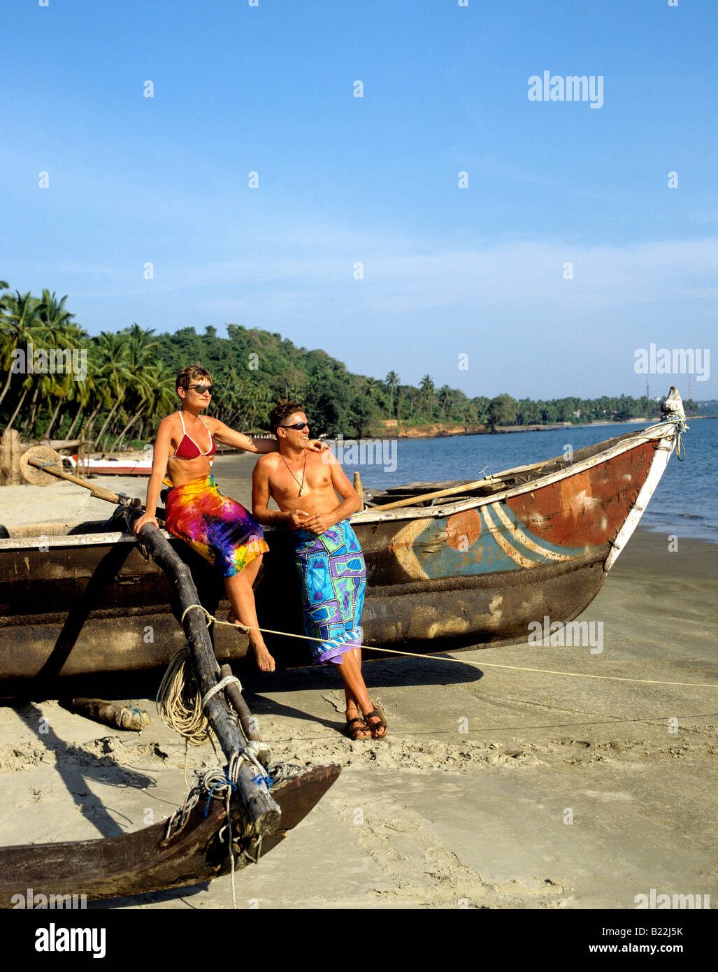0952 Coco Beach Goa State India Stock Photo - Alamy