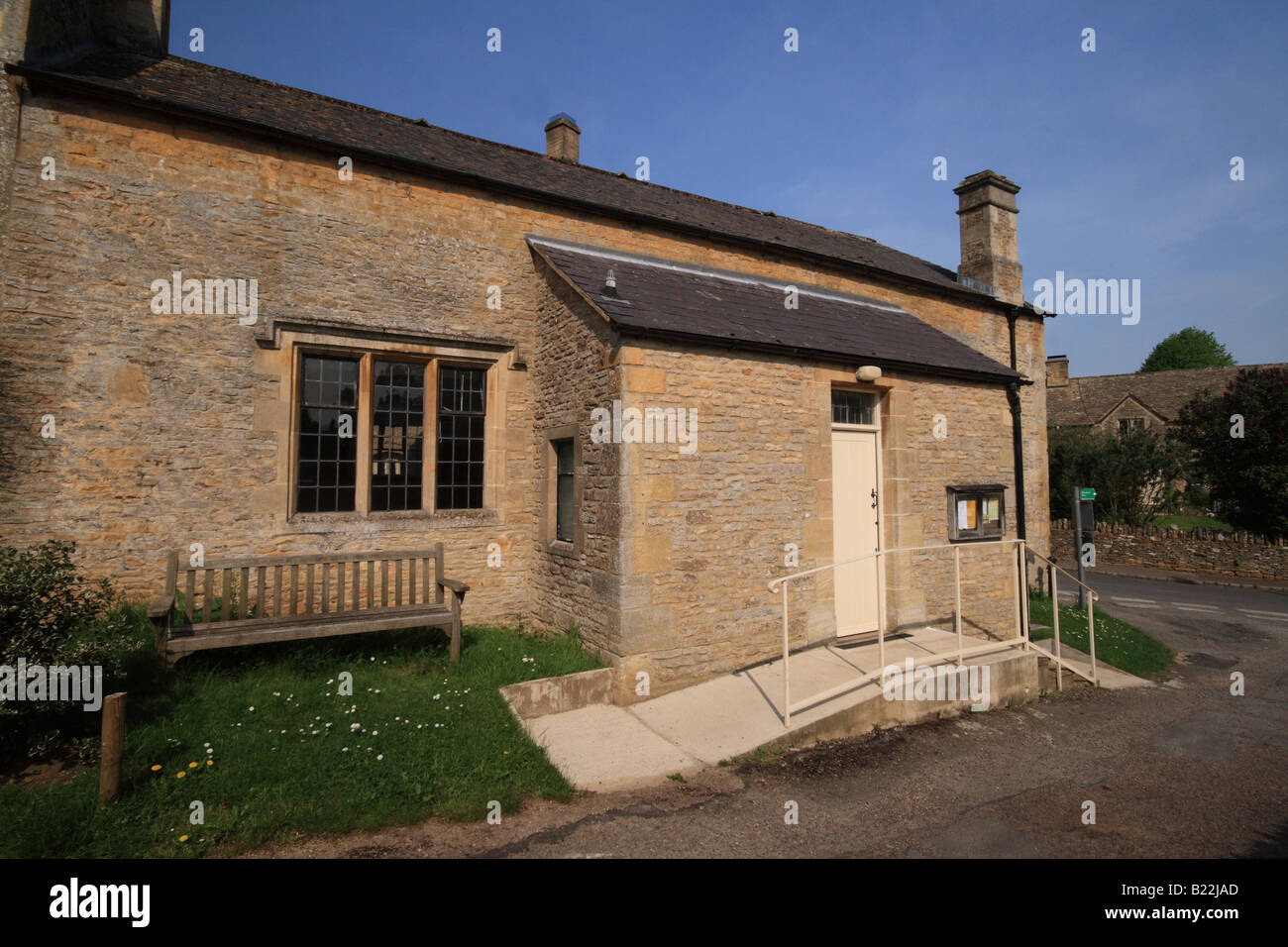 Village Hall at Upper Slaughter, Cotswolds, Gloucestershire, England ...