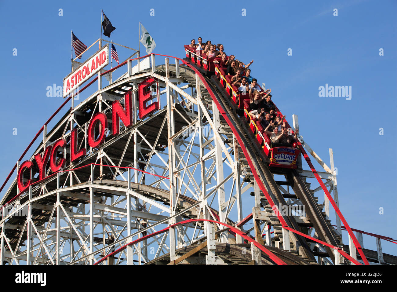 Cyclone coney island hi-res stock photography and images - Alamy