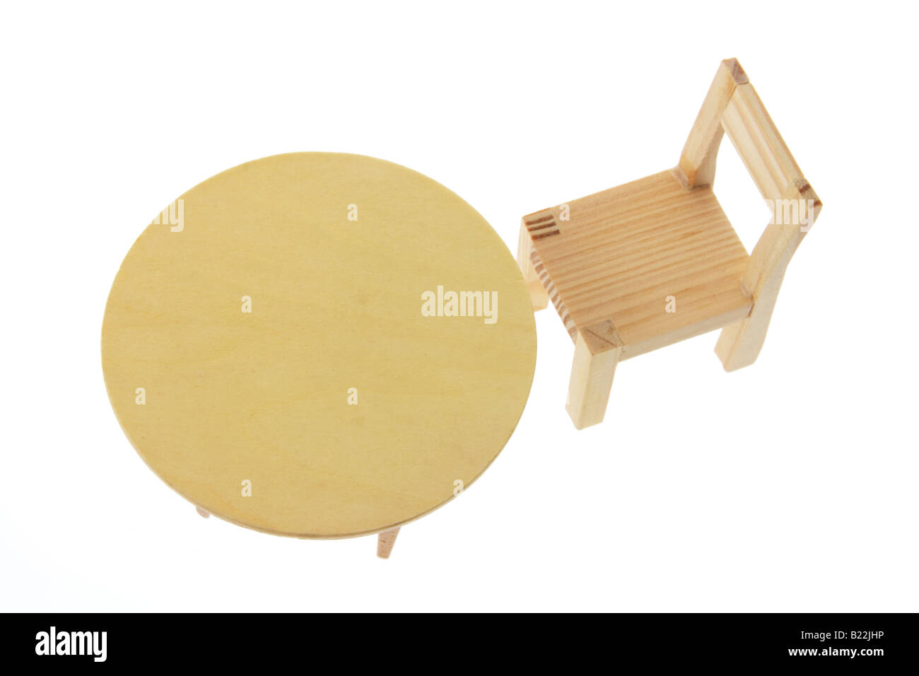 Miniature Table and Chair Stock Photo - Alamy