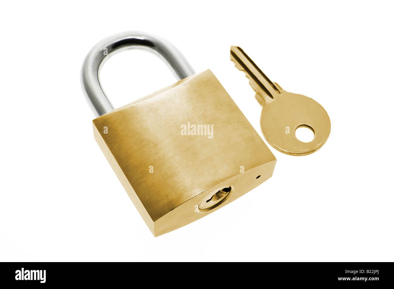 Key and Lock Stock Photo - Alamy