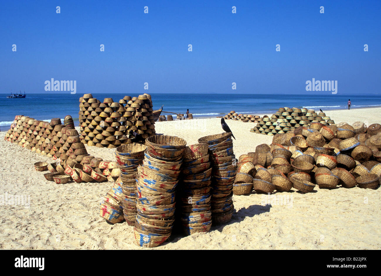 0967 Colva Beach Goa State India Stock Photo - Alamy
