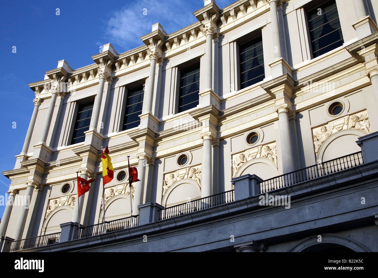 Opera House in Plaza de Oriente Square, Madrid, Spain Stock Photo - Alamy