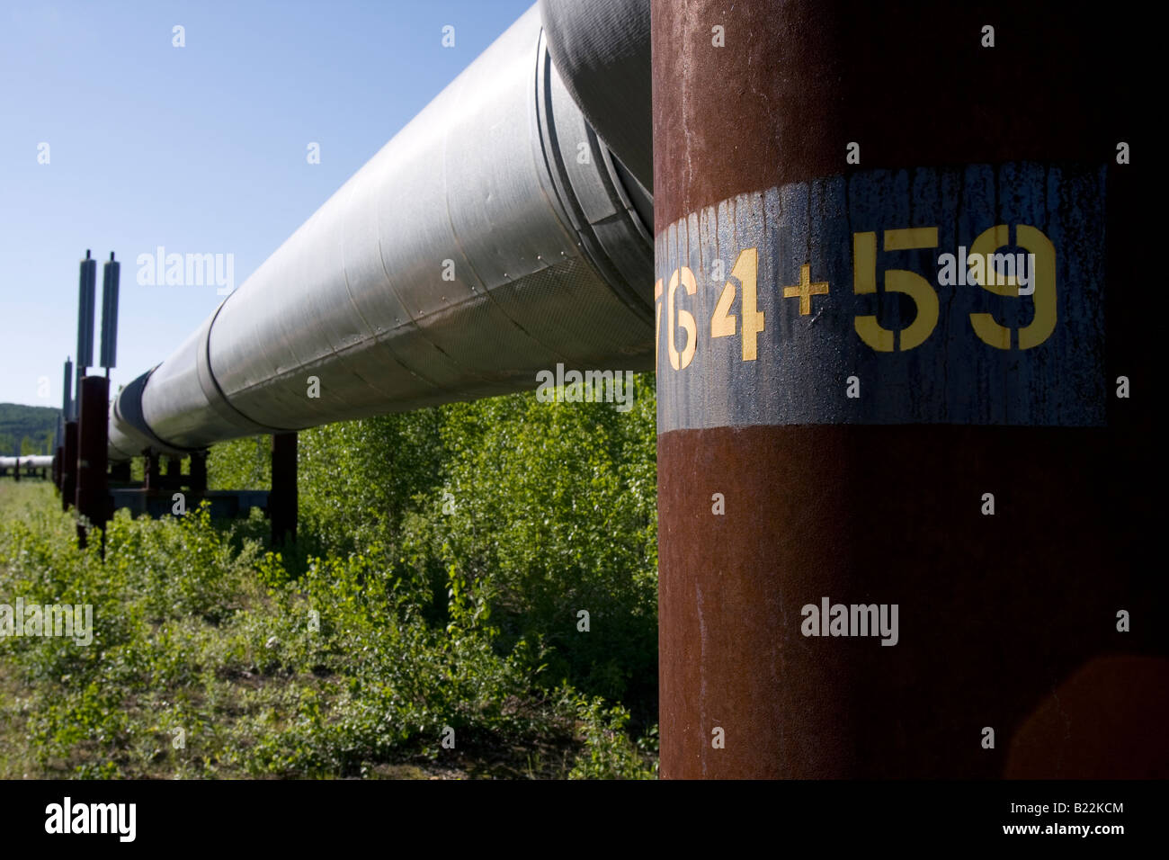 The Trans-Alaska Pipeline System (TAPS) finding it's way through the ...