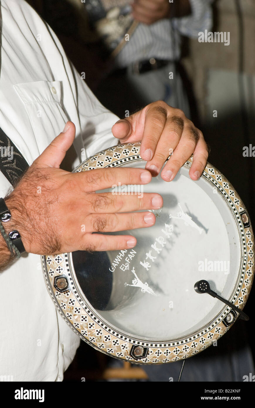 Greek musician playing drums hi-res stock photography and images - Alamy