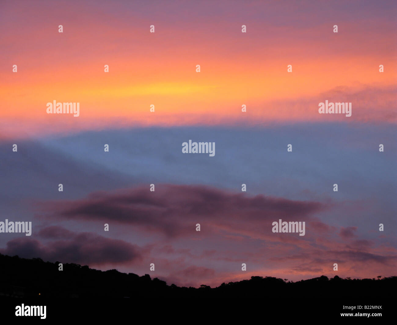 Magic sunset saturated colors hi-res stock photography and images - Alamy