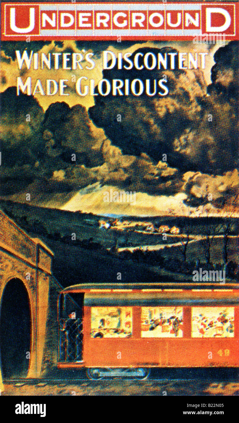 London Underground Poster High Resolution Stock Photography and Images ...