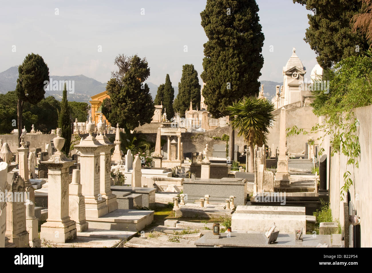 Jewish cemetery in Nice France Stock Photo - Alamy