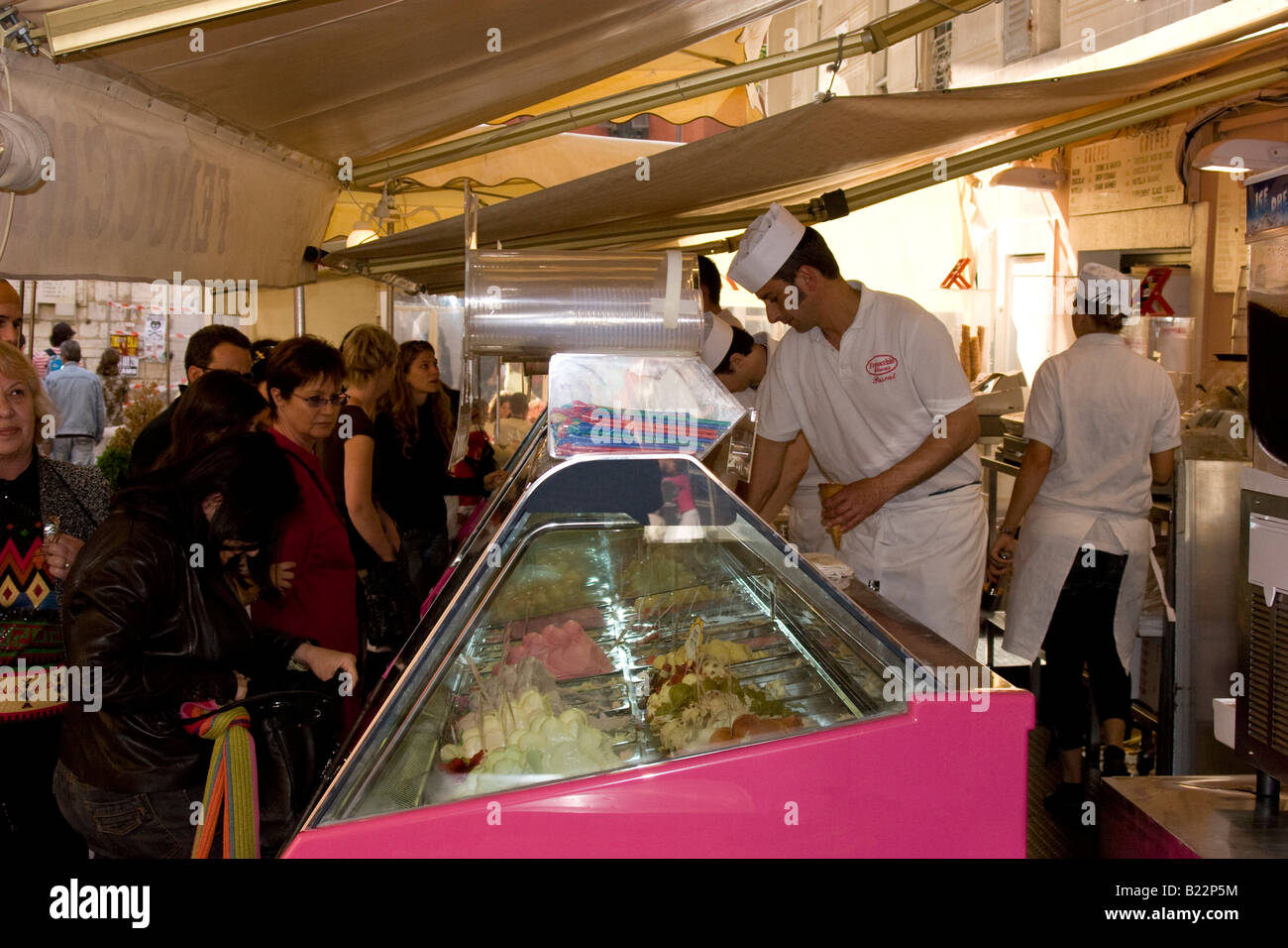 Ice cream bar Stock Photo - Alamy