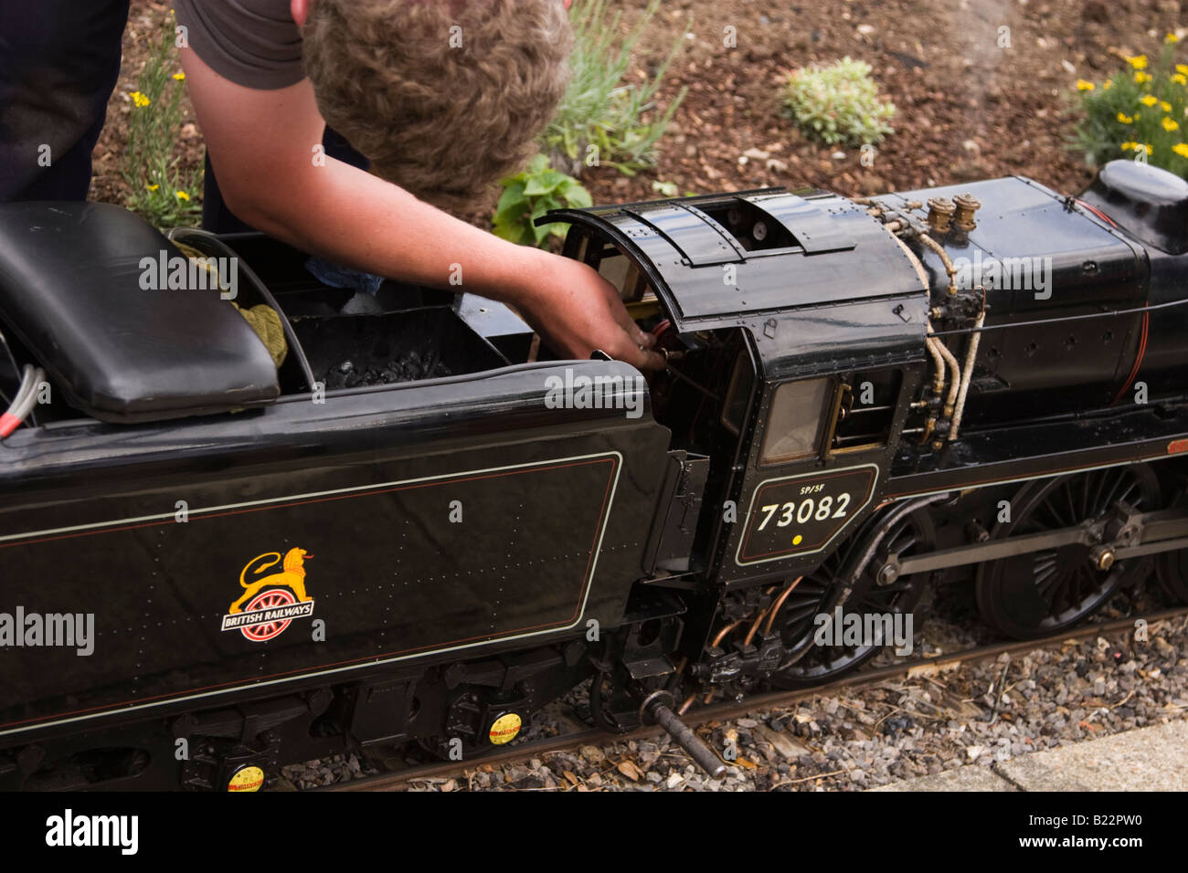 7.25 inch gauge model of steam locomotive Camelot number 73082, driver ...