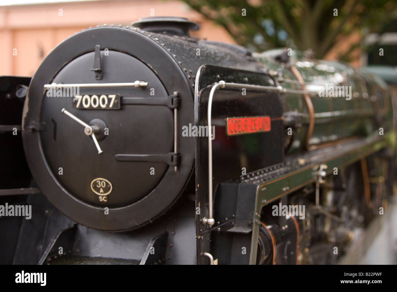 7.25 inch gauge model of the Britannia Class steam locomotive, Coeur-de ...