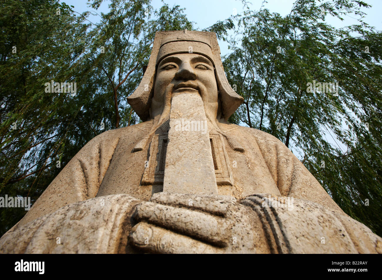 A Statue On the Ming Tombs Sacred Way Beijing China Stock Photo - Alamy