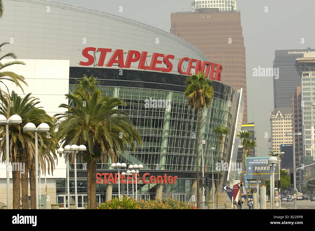 Staples Center Arena Los Angeles Stock Photo - Alamy