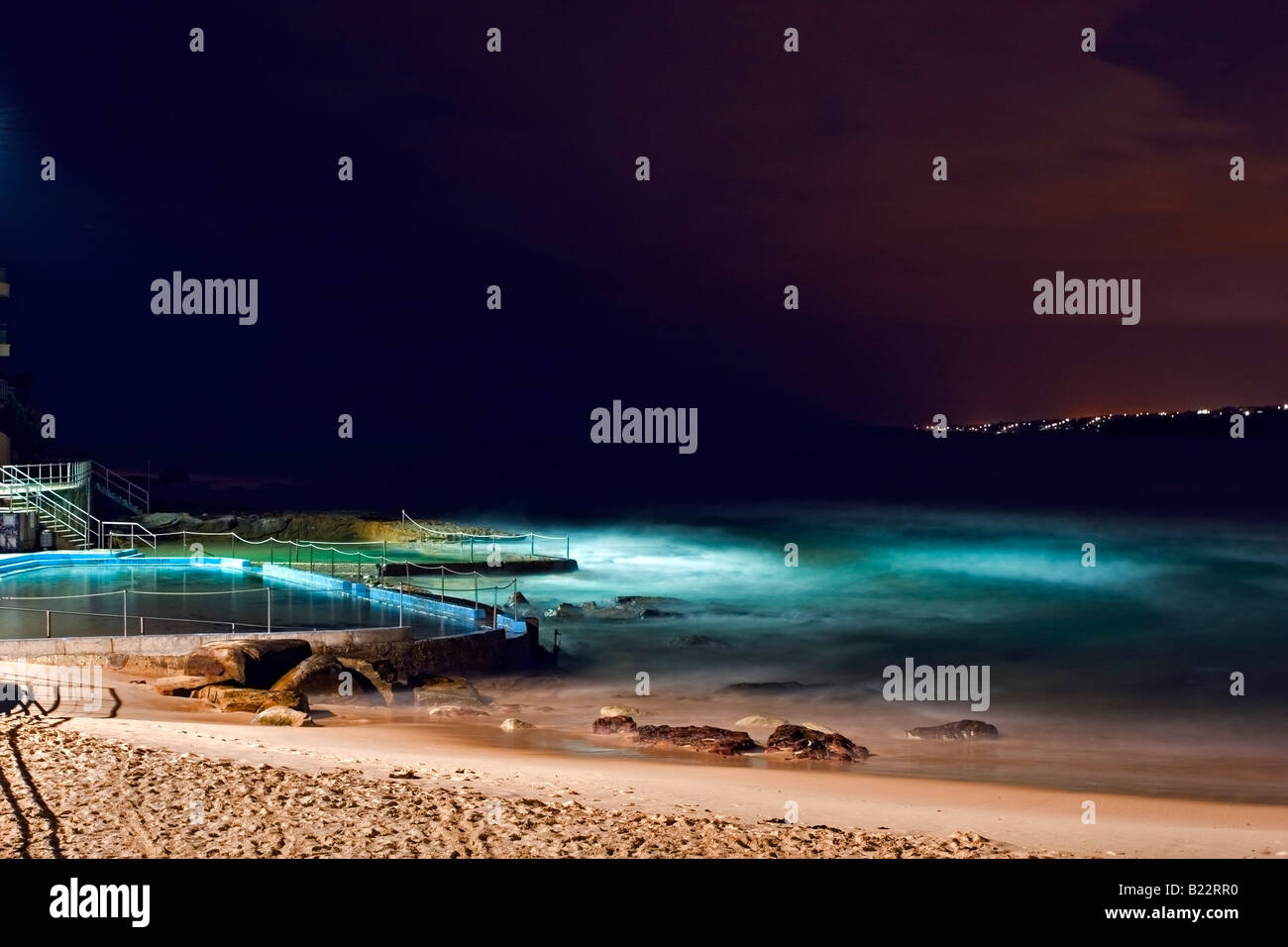 Bondi beach night hi-res stock photography and images - Alamy