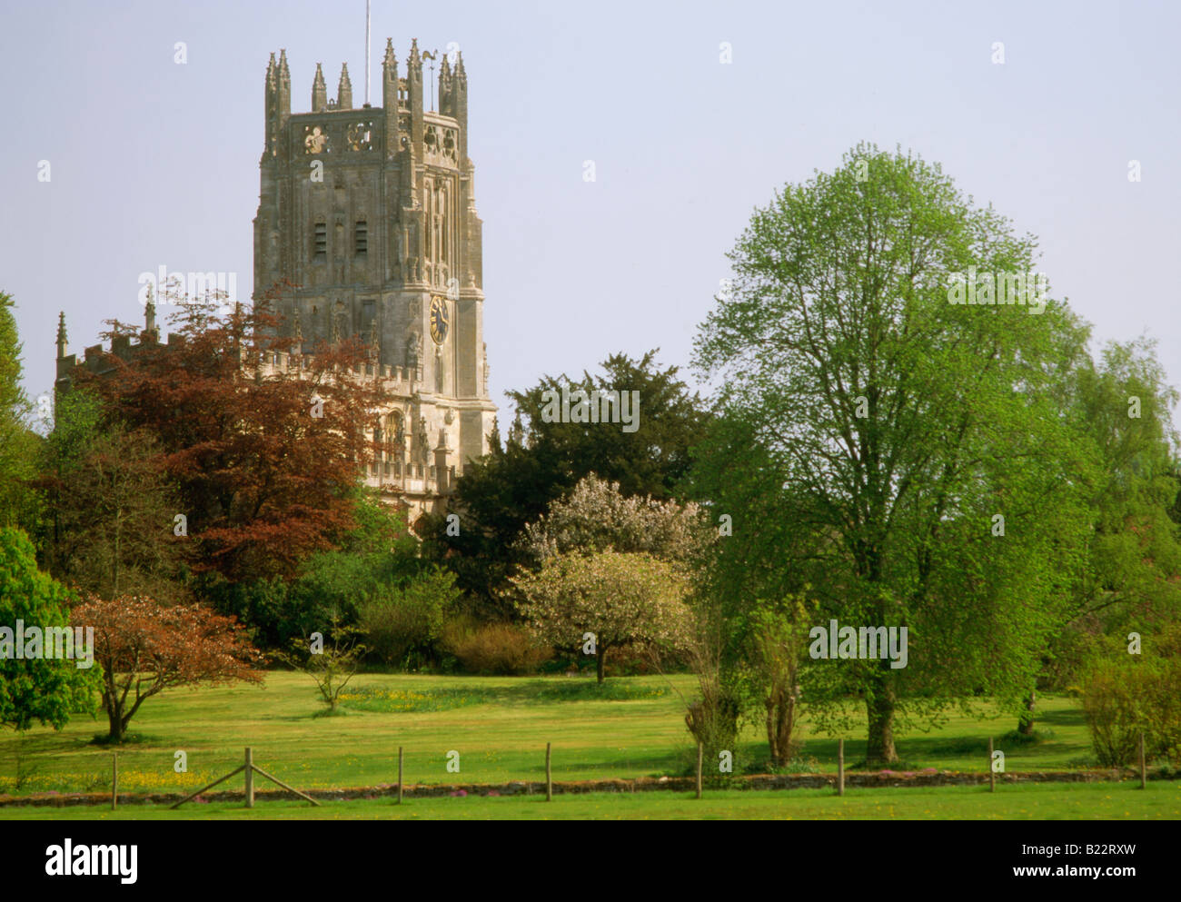 England Gloucestershire Fairford church Stock Photo - Alamy