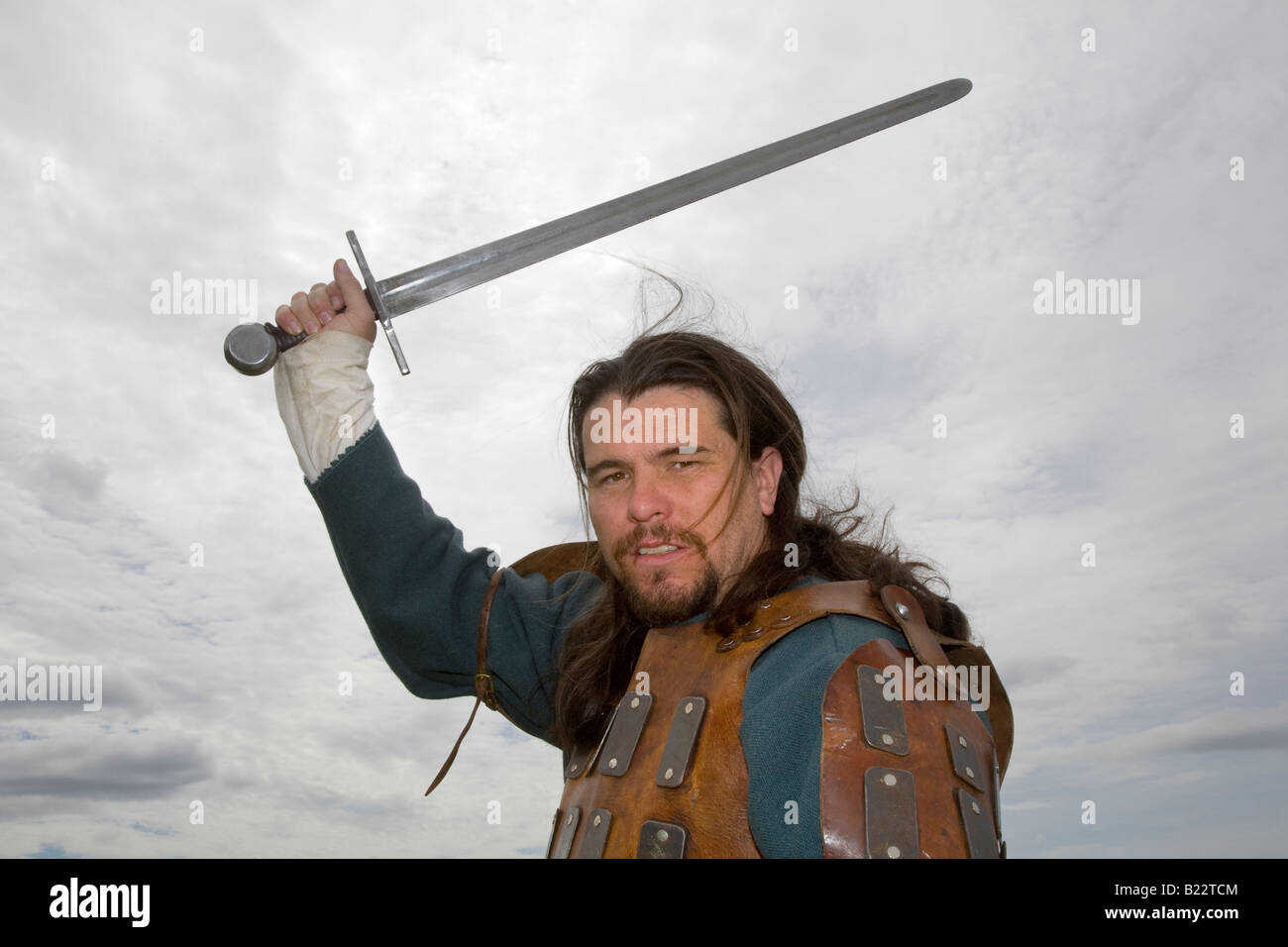Swordsman a costumed Scottish Historical Saltaire Society culture ...
