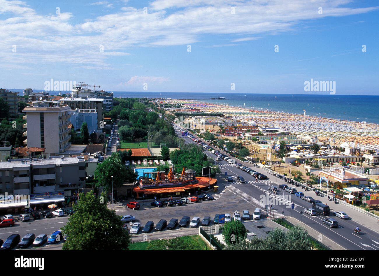 Rimini italy italian beach beaches hi-res stock photography and images ...