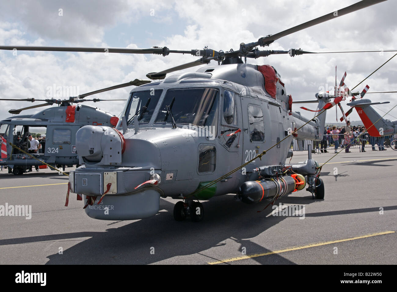 Westland Lynx Helicopter Stock Photo - Alamy