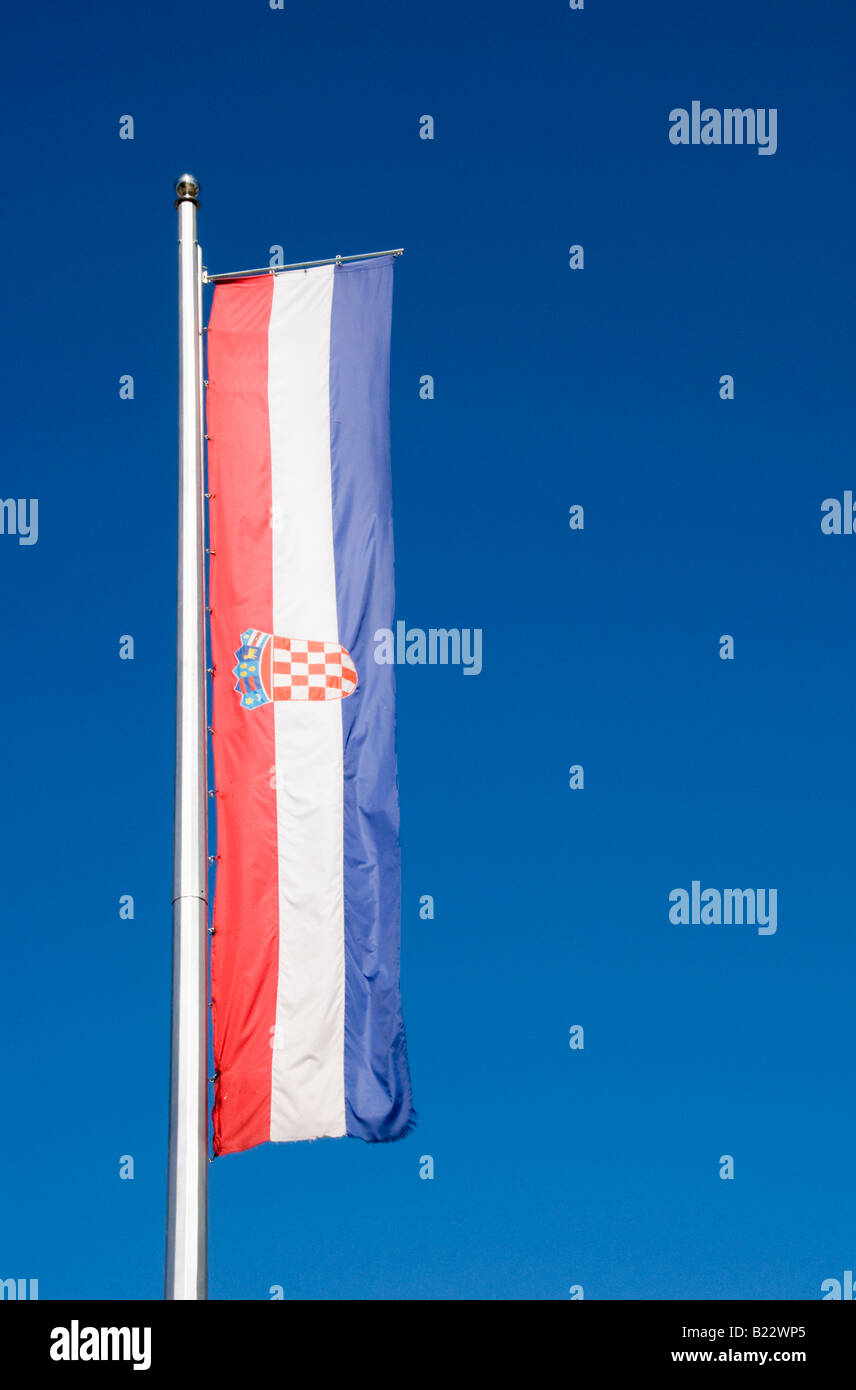 Croatian National Flag Stock Photo - Alamy