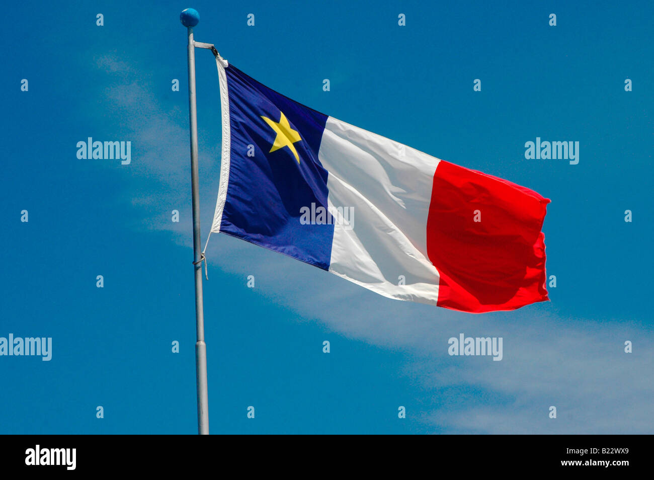 Acadian flag hi-res stock photography and images - Alamy