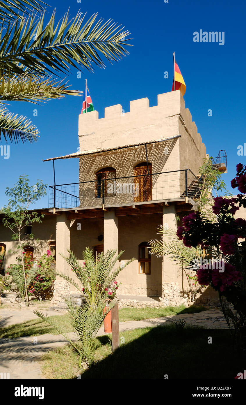historical former german Fort Sesfontein, Kaokoveld, Damaraland ...