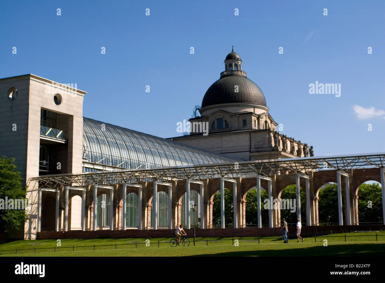 The Bavarian state chancellery building in Munich. The original ...