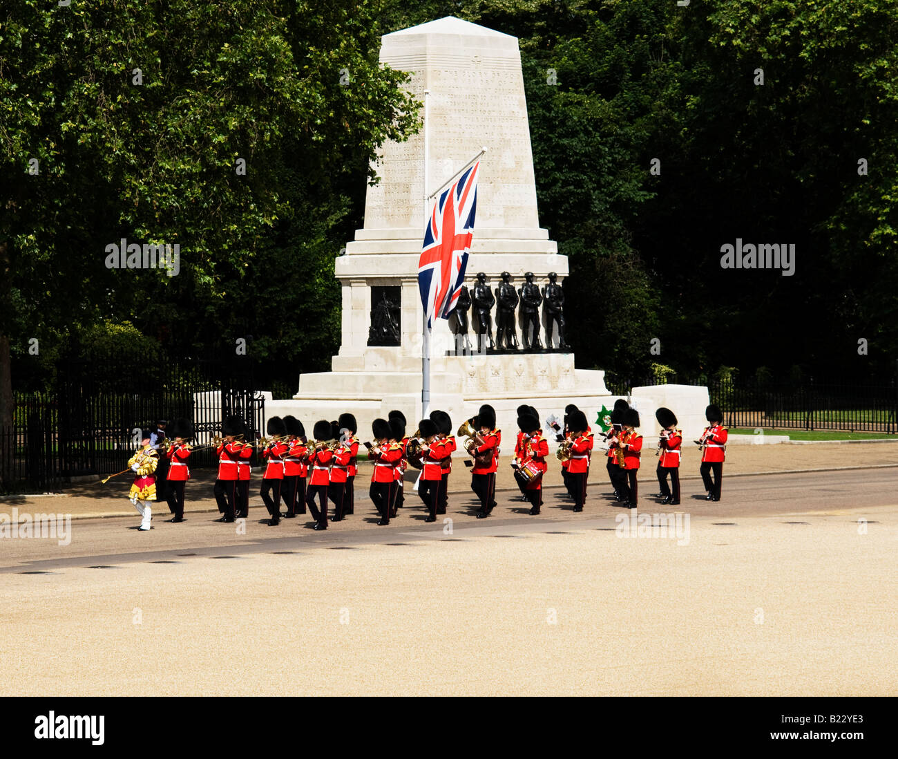 Parade ceremony and Guards Memorial,London,UK Stock Photo - Alamy