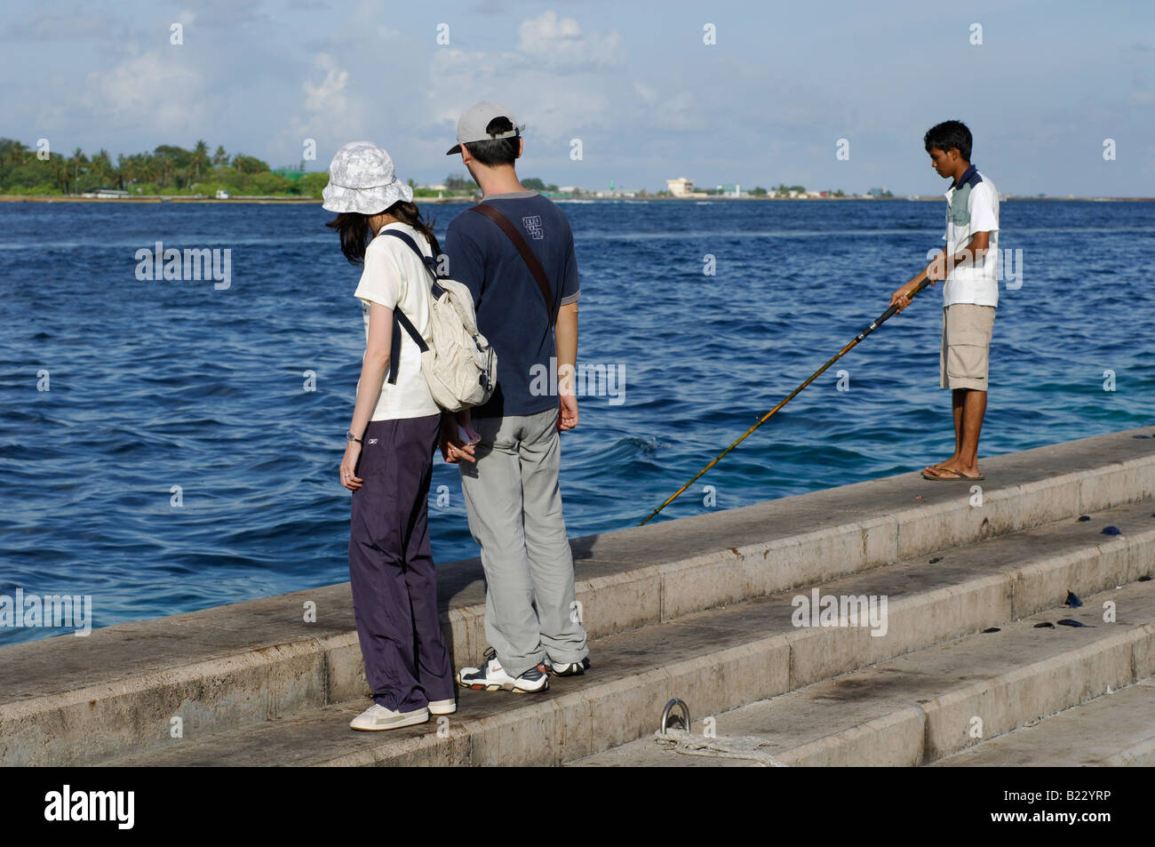 enjoy sea front Stock Photo - Alamy