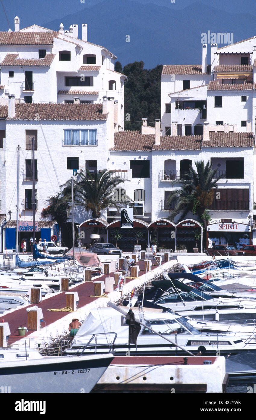 Marbella harbour hi-res stock photography and images - Alamy