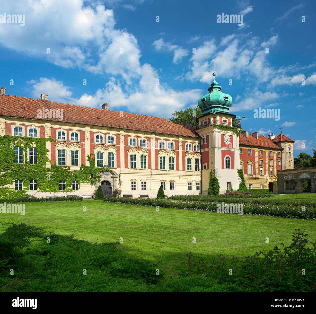 Lubomirski Palace in Lancut Poland Stock Photo - Alamy