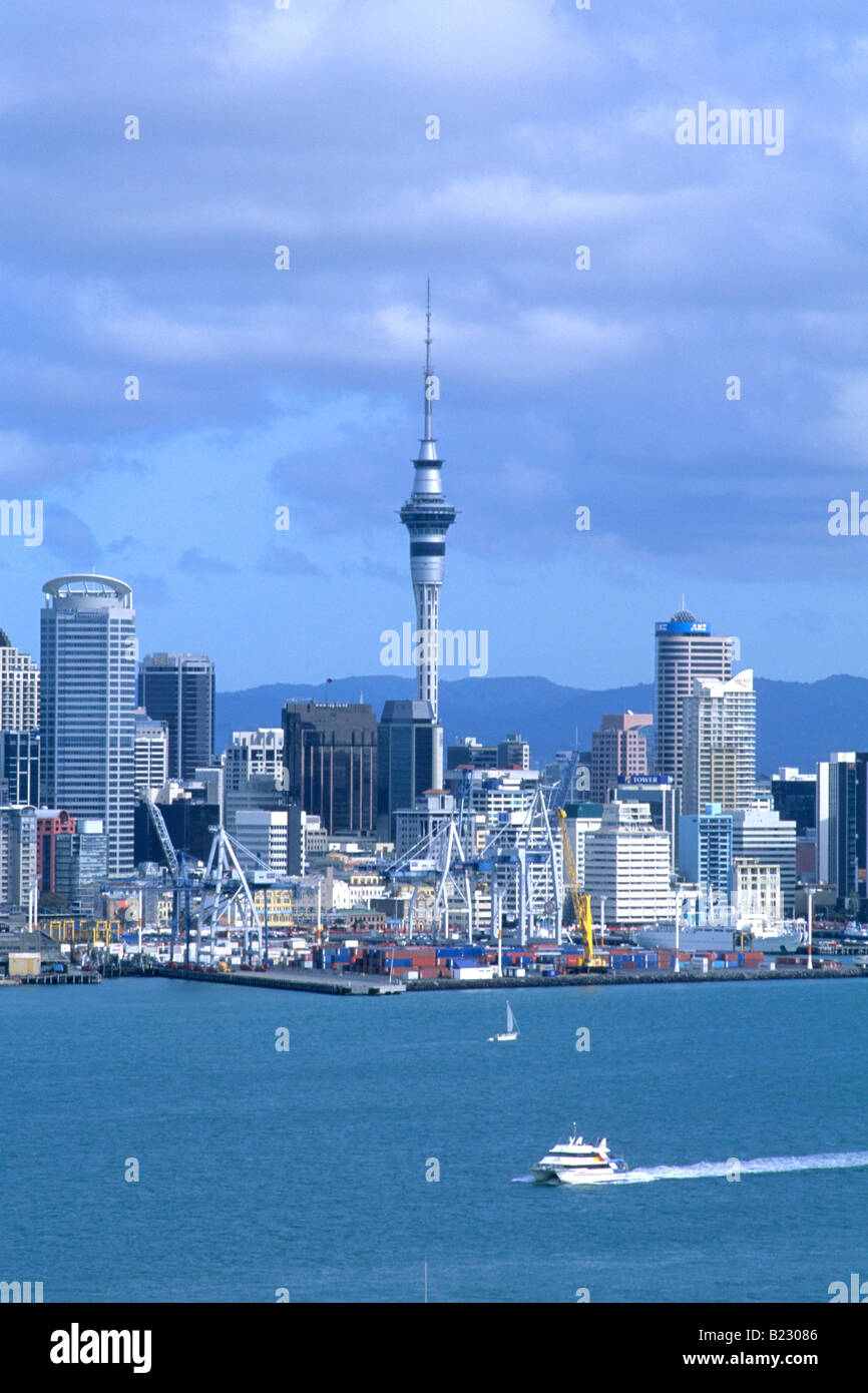 Buildings on waterfront, Auckland, New Zealand Stock Photo - Alamy